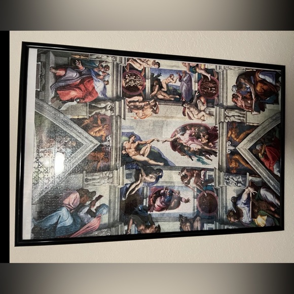 Art | Sistine Chapel Ceiling Creation Of Adam Jigsaw Puzzle | Poshmark